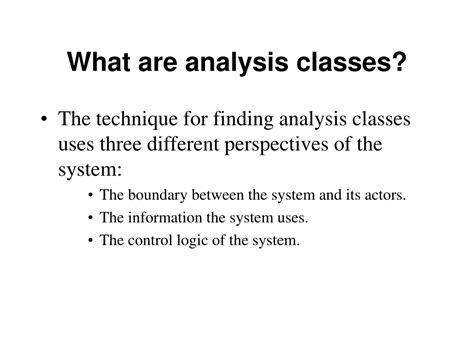 Ppt Finding Analysis Classes Powerpoint Presentation Free Download Id9642840