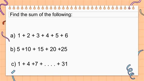Arithmetic Series Mathematics Grade 10 Pptx