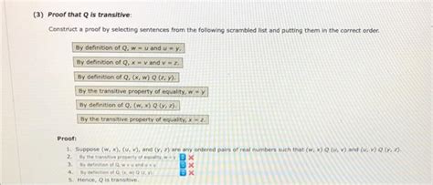 Solved Define A Relation On The Set R R As Follows For All