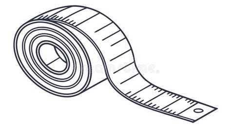 Flexible Measuring Tape Essential For Tailoring And Accurate