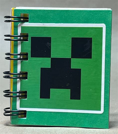 Minecraft Handmade Mini Notebook Etsy