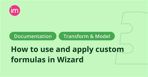 Apply Custom Formula Docs
