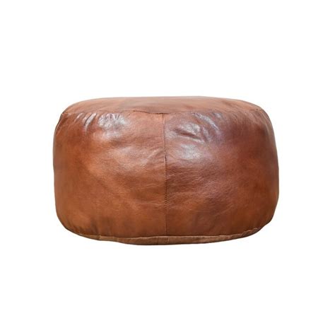 Amazing Round Morrocan Ottoman Authentic Leather Stool Etsy