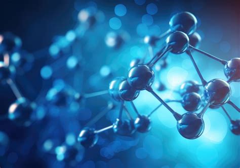 Premium Ai Image 3d Molecule Background With Connected Spherical Particles Atoms Vector