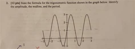 Solved 2 [12 Pts] State The Formula For The Trigonometric