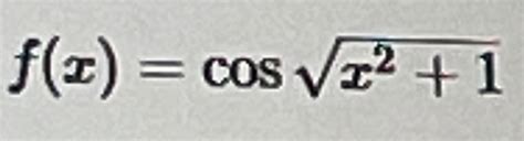 solved find the derivative f x cosx2 12