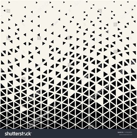 Abstract Seamless Geometric Triangle Pattern Vector Vetor Stock Livre De Direitos 1147624091