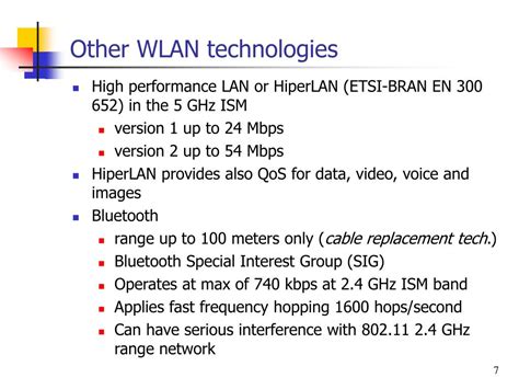 Ppt Ieee 802 11 Wireless Local Area Networks Rf Lans Powerpoint Presentation Id 5385453