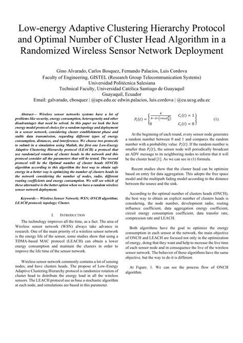 Pdf Low Energy Adaptive Clustering Hierarchy Protocol And Optimal