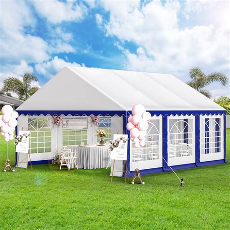 Summit Living 16 X 20 Ft Party Tent Outdoor Canopy Tent For Outside