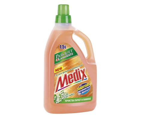 Почистващ препарат за паркет и ламинат Medix Момина сълза 1 5л