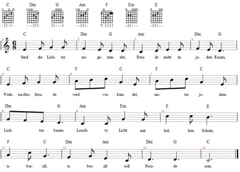 Sind Die Lichter Angezündet Notenblatt Notenblatt Noten Kindergarten Lieder