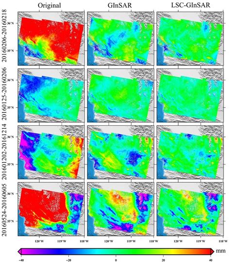 Interferograms Are Formed Using The 12 Day Time Interval The First