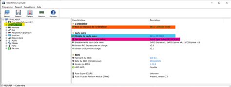 HWiNFO Initiation à lordinateur et ses composantes Automne