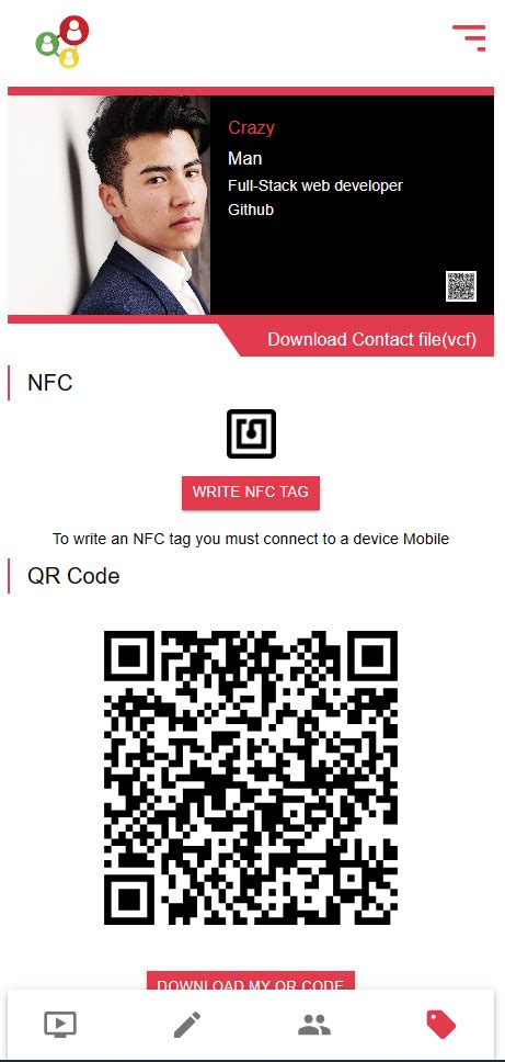 github jason liu22 react contact sharing nfc simple contact sharing