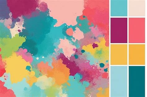 Premium Photo Color Scheme Experimentation For Perfect Backdrop