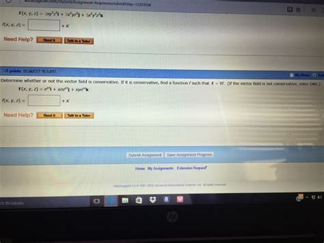 solved determine whether or not the vector field is