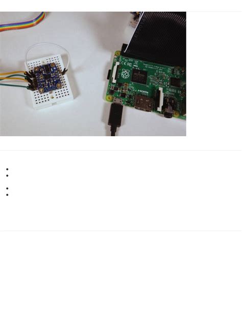 Bno055 With Raspberry Pi And Beaglebone Black Datasheet By Adafruit