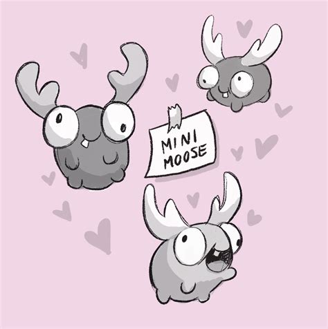 Some Mini Moose For Your Day~ Rinvaderzim