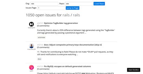 Rsk Github Issues Example Codesandbox