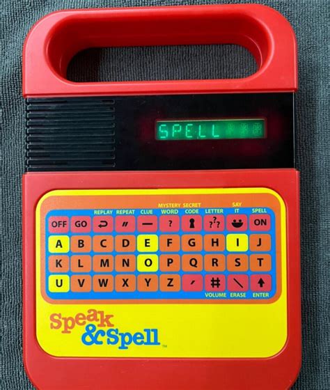 Speak And Spell Texas Instruments 1978 Rnostalgia