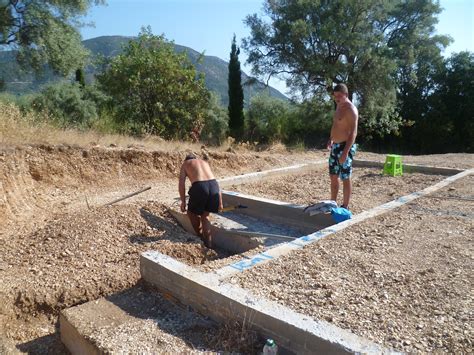 Cobbing Along Ditch Digging