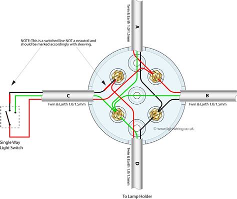 Loop In Junction Box Wiring Diagram ElectriciansForums Net Est Free Electrical