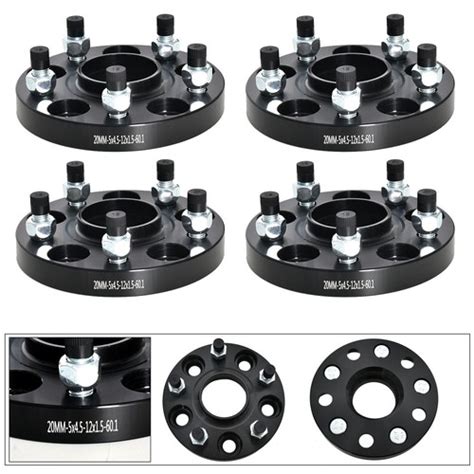 4 20mm Wheel Spacers Hubcentric 5x45 5x1143 For Toyota Sienna