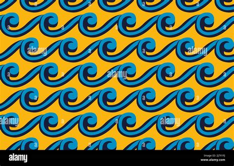 Ancient Greek Waves Seamless Vector Pattern Ornament Stock Vector Image