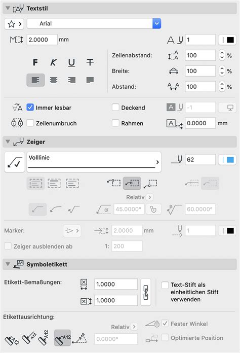 Topic Label Standard Settings GRAPHISOFT GDL Center