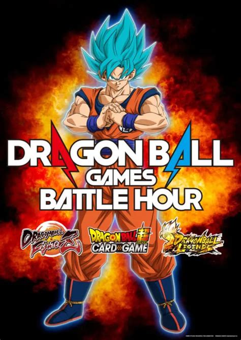 Dragon Ball Games Battle Hour Fecha Póster Y Más Del Primer Evento