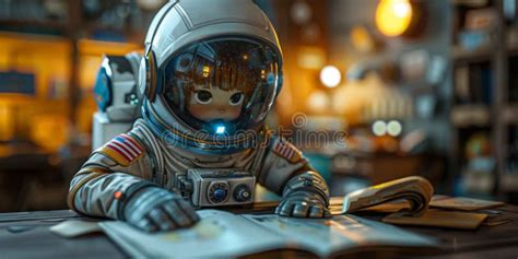 Astronaut In The Classroom Learning On Planet Exploration And
