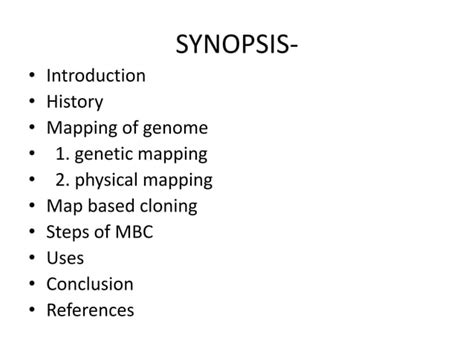 Map Based Cloning Of Genome Pptx