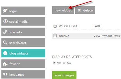 How To Add Blog Widgets Zibster Knowledge Base