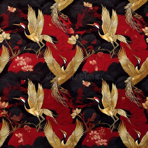 Seamless Japanese Kimono Fabrics Texture Japanese Fashion Design