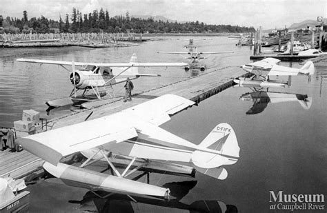 Planes Arrive At Tyee Spit Sea Base Campbell River Museum Photo Gallery