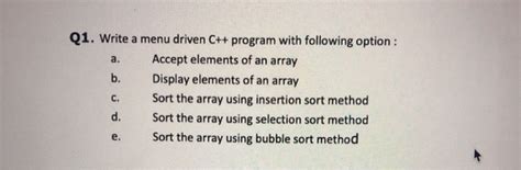 Solved Data Structures C I Want C And D In Text Message