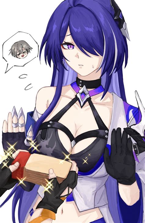 Trailblazer Acheron And Caelus Honkai And 1 More Drawn By Monoe