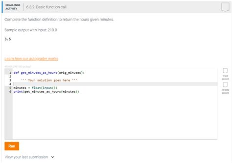 solved activity 6 3 2 basic function call complete the