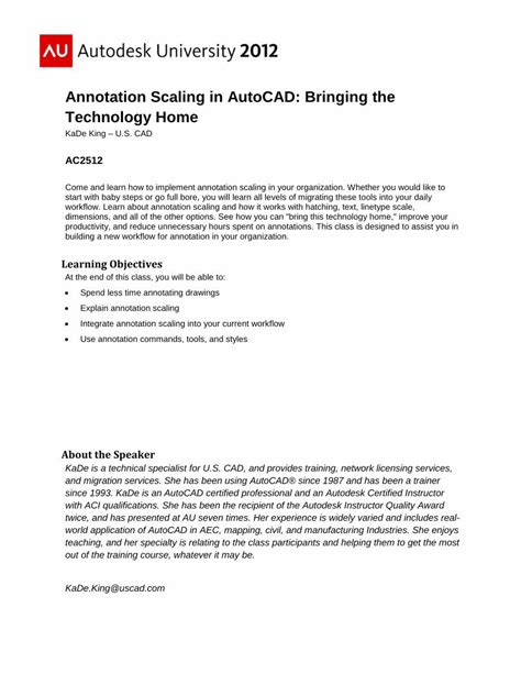 Pdf Annotation Scaling In Autocad Bringing The
