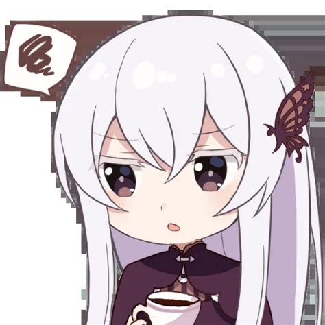 Echidna Re Zero Otakuzdream — Telegram Stickers Pack