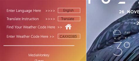 Rainmeter Weather Location Code