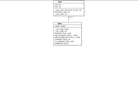 solved goal implement and test the card class as shown in