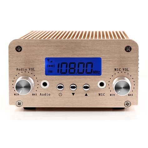 2w 10w立体声广播大功率fm发射器发射器调频发射机带pc控制金 虎窝淘