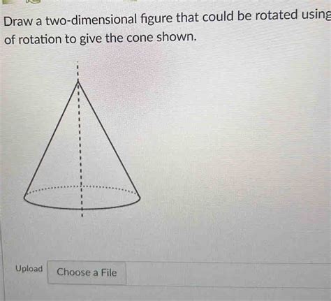 draw a two dimensional figure that could be rotated using of rotation