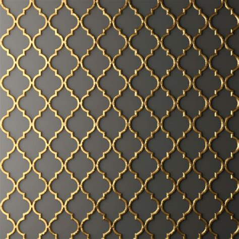 Самоклеящаяся антивандальная пленка для декора мебели и кухонных фартуков Золотая решетка 4