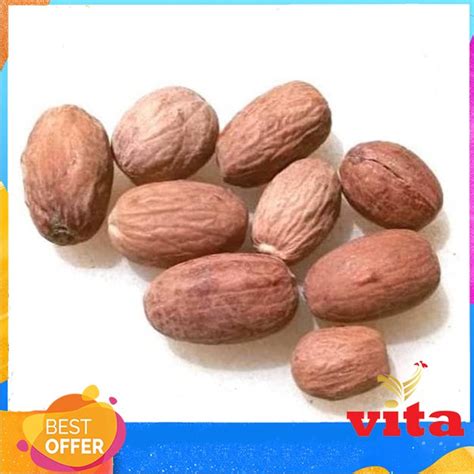 Biji Pala Utuh Kering 250gr Toko Vita