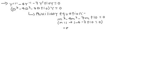 Solved Find The General Solution Of The Given Higher Order