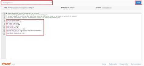 finetune php configuration with multiphp ini editor hostrs
