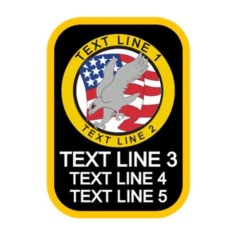 Eagle Seal Rectangular Security Patch Build Your Patch Custom Patches